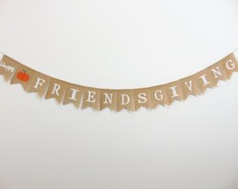 Friendsgiving Banner Thanksgiving Friends Banner - Etsy