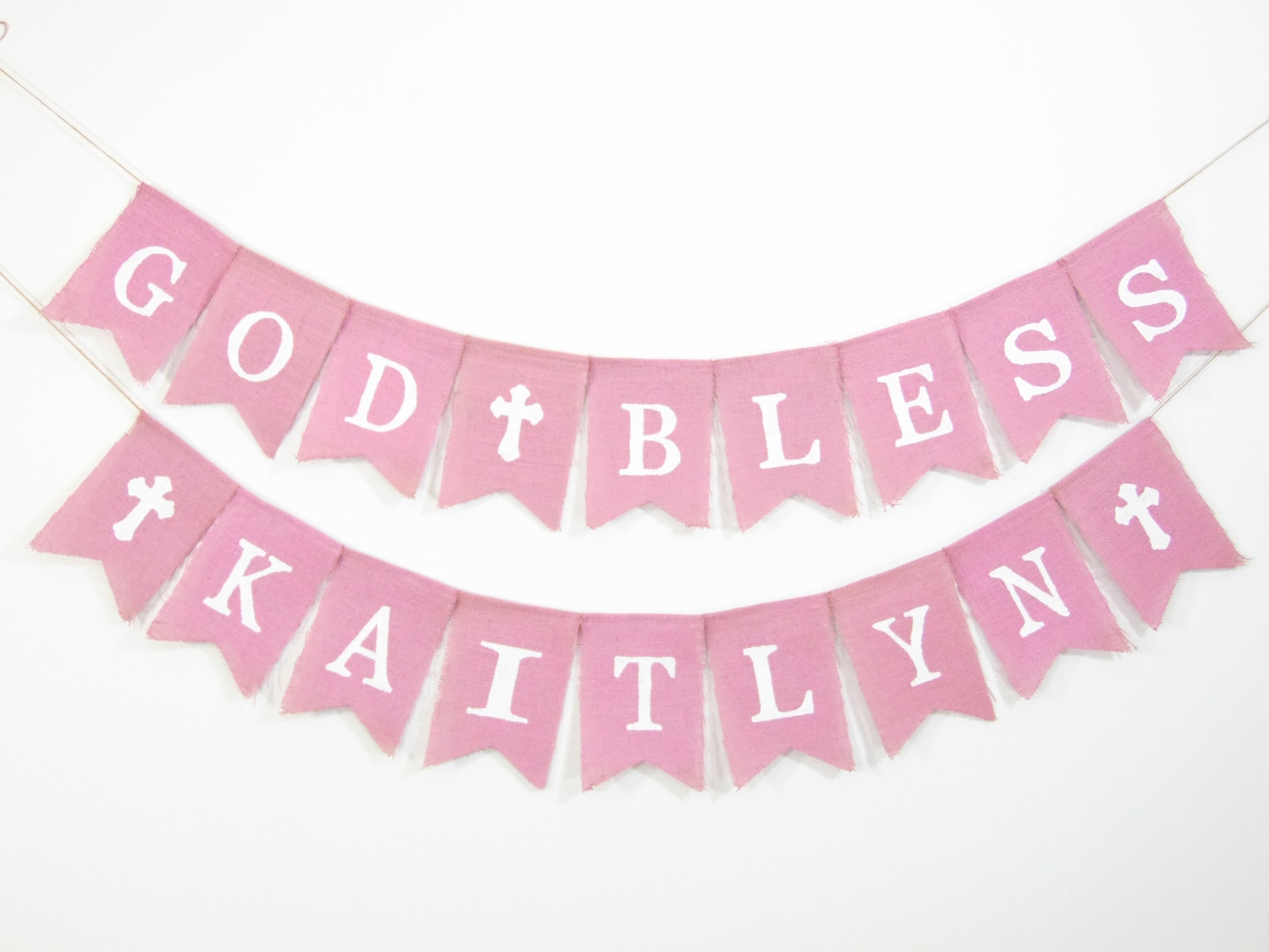 Girl Baptism Banner, First Holy Communion Decoration, First Communion ...