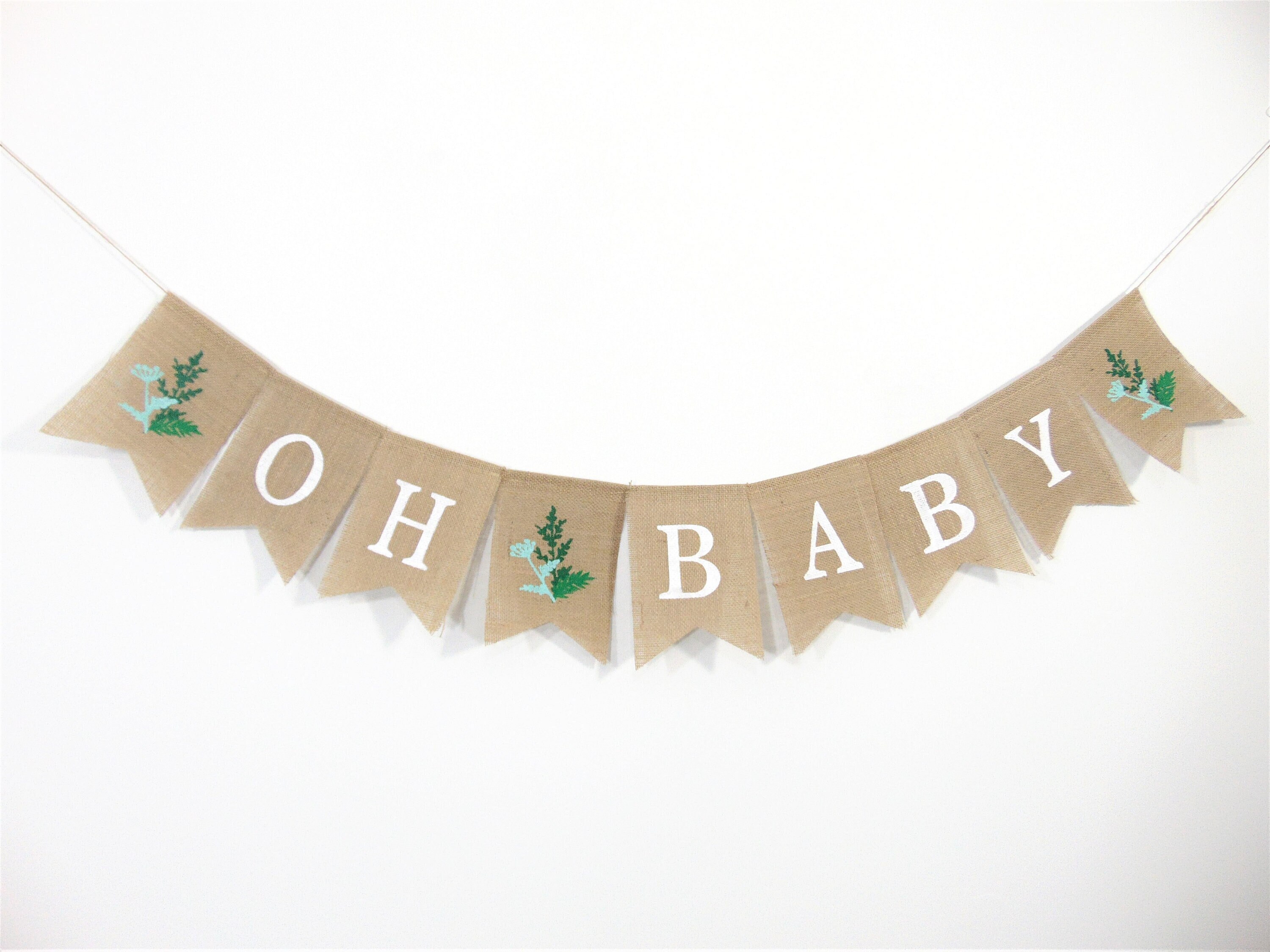 Greenery Baby Shower Banner Greenery Shower Decoration Baby - Etsy