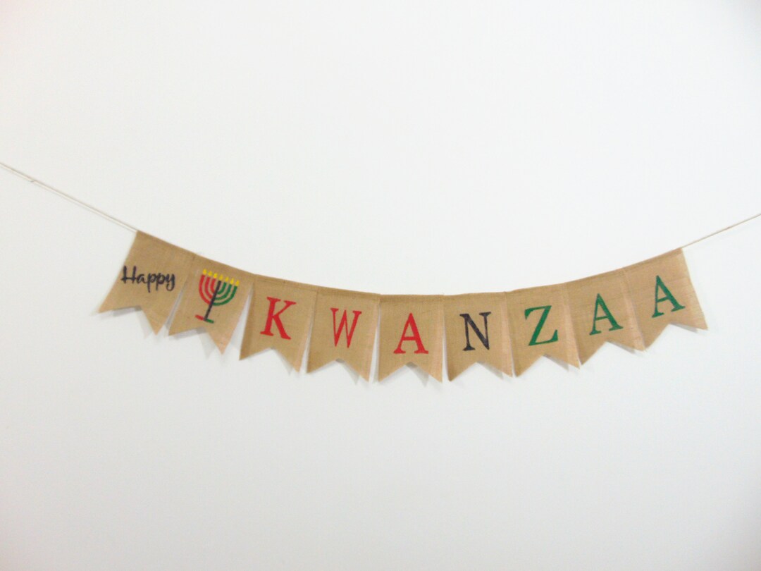 Happy Kwanzaa Banner, Happy Kwanzaa, African Holiday Banner, Kwanzaa ...
