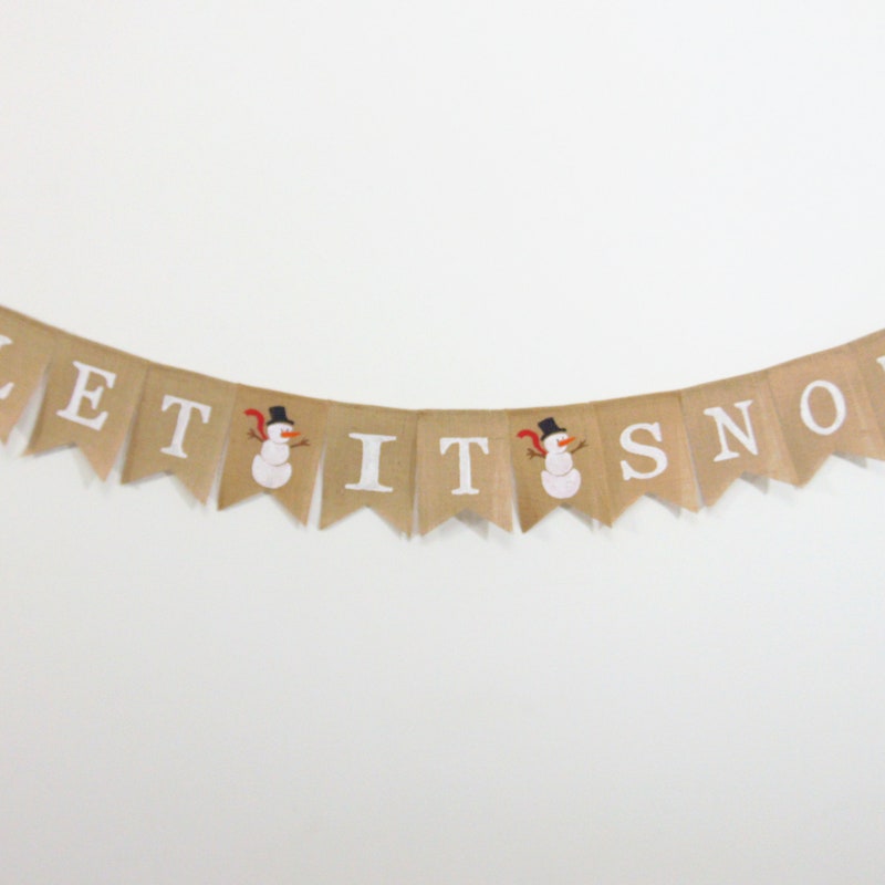 Let It Snow Banner - Etsy