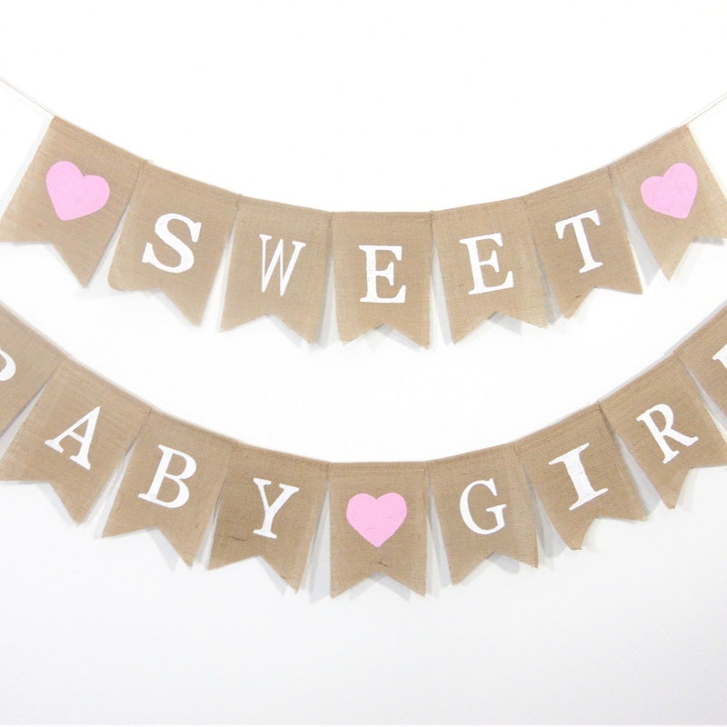Baby Girl Banner - Etsy