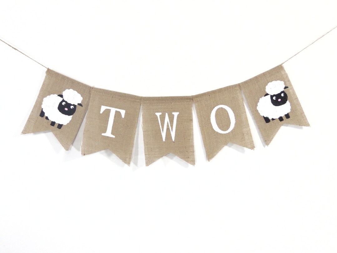 Sheep Birthday Banner, Farm Birthday Banner, Farm Birthday Banner ...