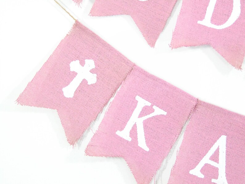 Girl Baptism Banner First Holy Communion Decoration First - Etsy