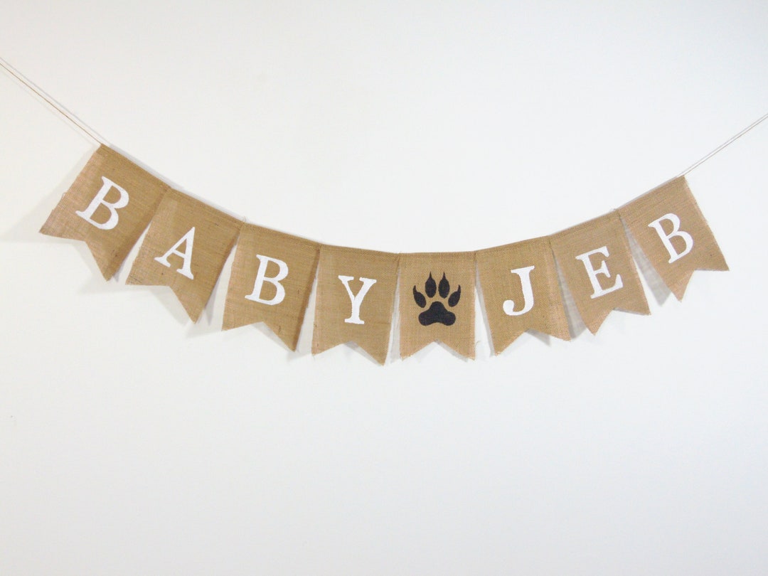 Custom Claw Baby Banner, Lumberjack Baby Shower Decorations, Bear Claw ...