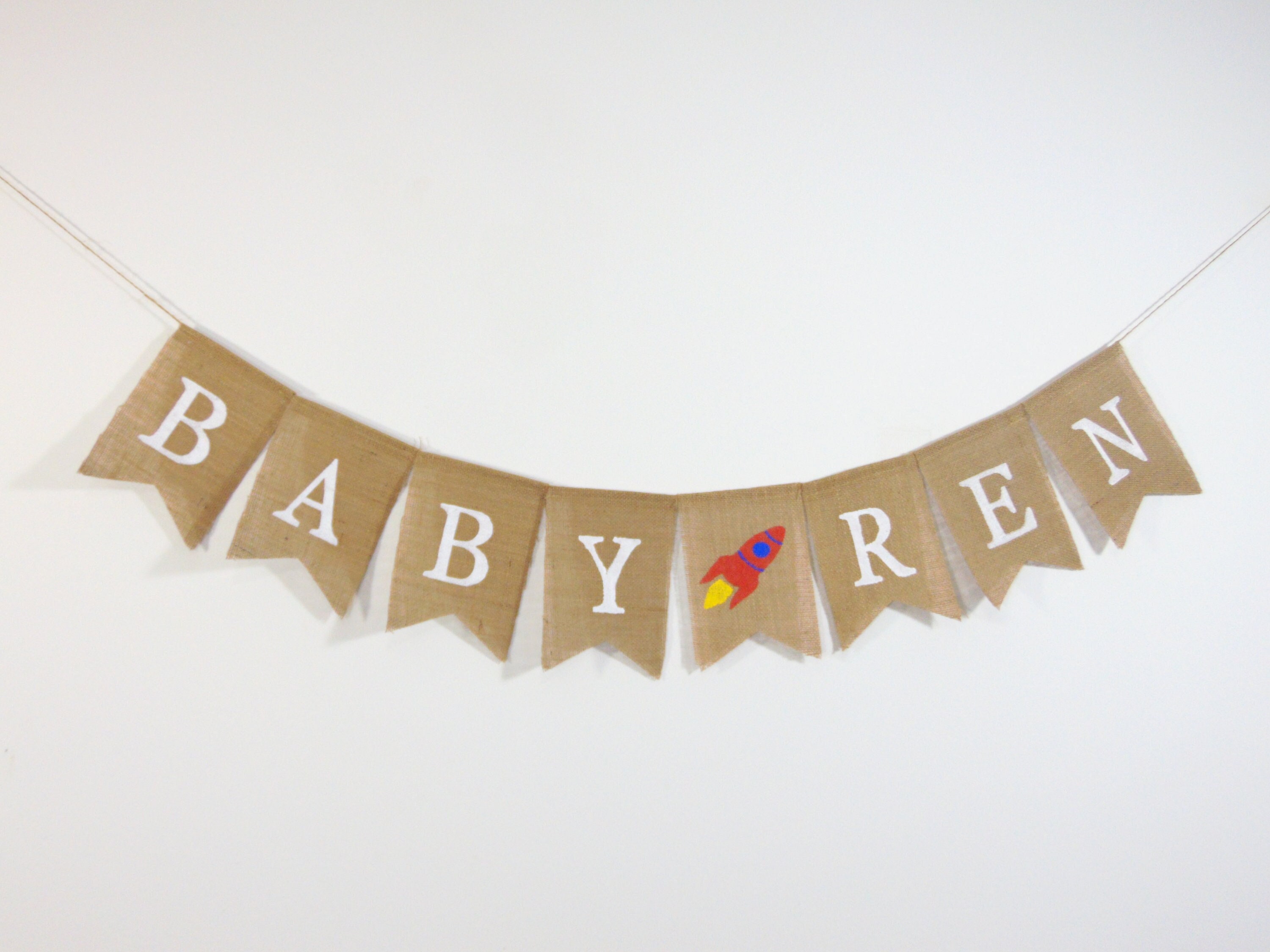 Custom Rocket Baby Banner Space Baby Shower Decorations - Etsy