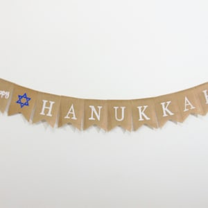 Happy Hanukkah, Hanukkah Banner, Hanukkah Bunting, Hanukkah Decor ...