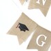 Graduation Burlap Banner, Congrats Grad Banner, Congrats Banner ...