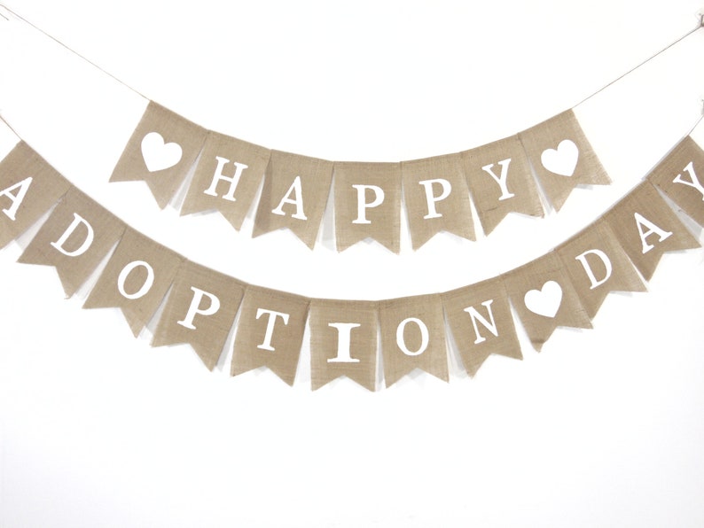 Happy Adoption Day Banner Adoption Day Banner Adoption Day - Etsy