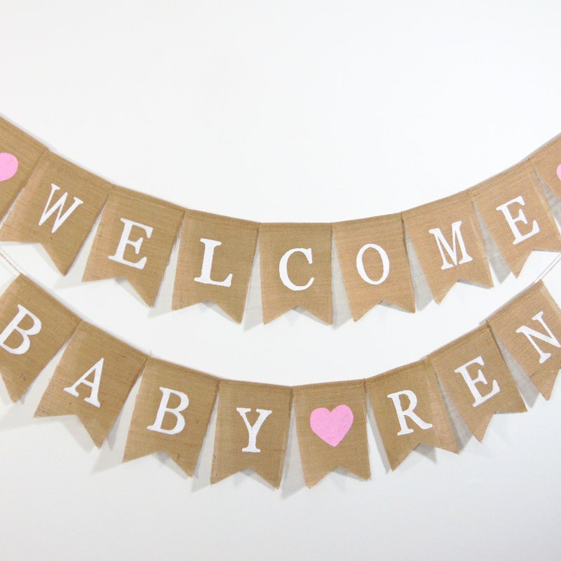 Burlap Welcome Sign - Etsy