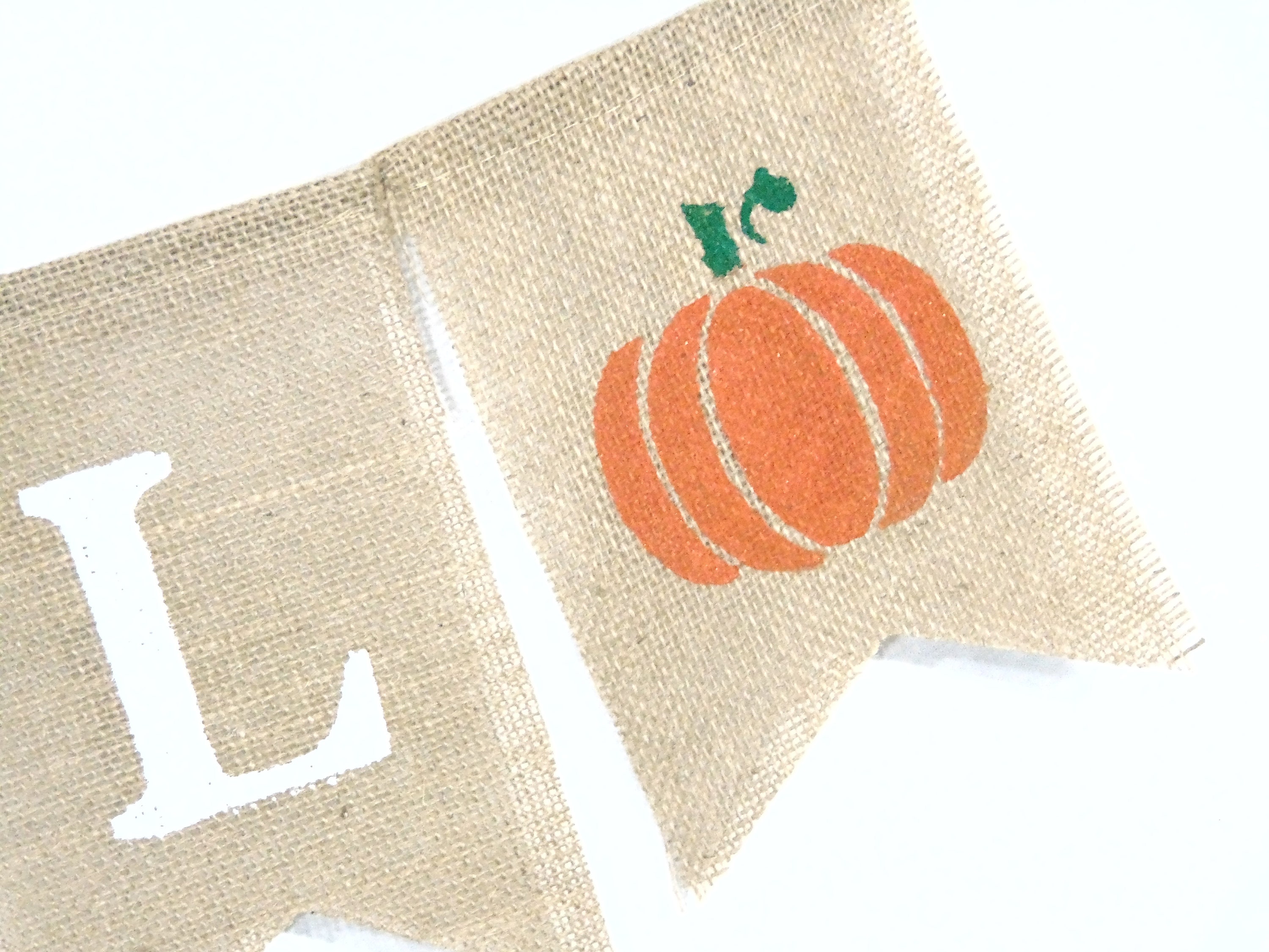 Happy Fall Burlap Banner, Fall Decorations, Autumn Burlap Banner, Happy ...