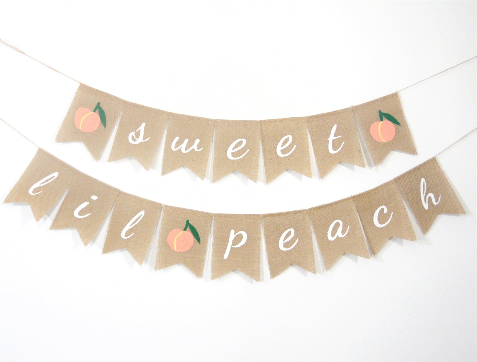 Sweet Lil Peach, Peach Baby Shower Banner, Peach Shower Decorations ...