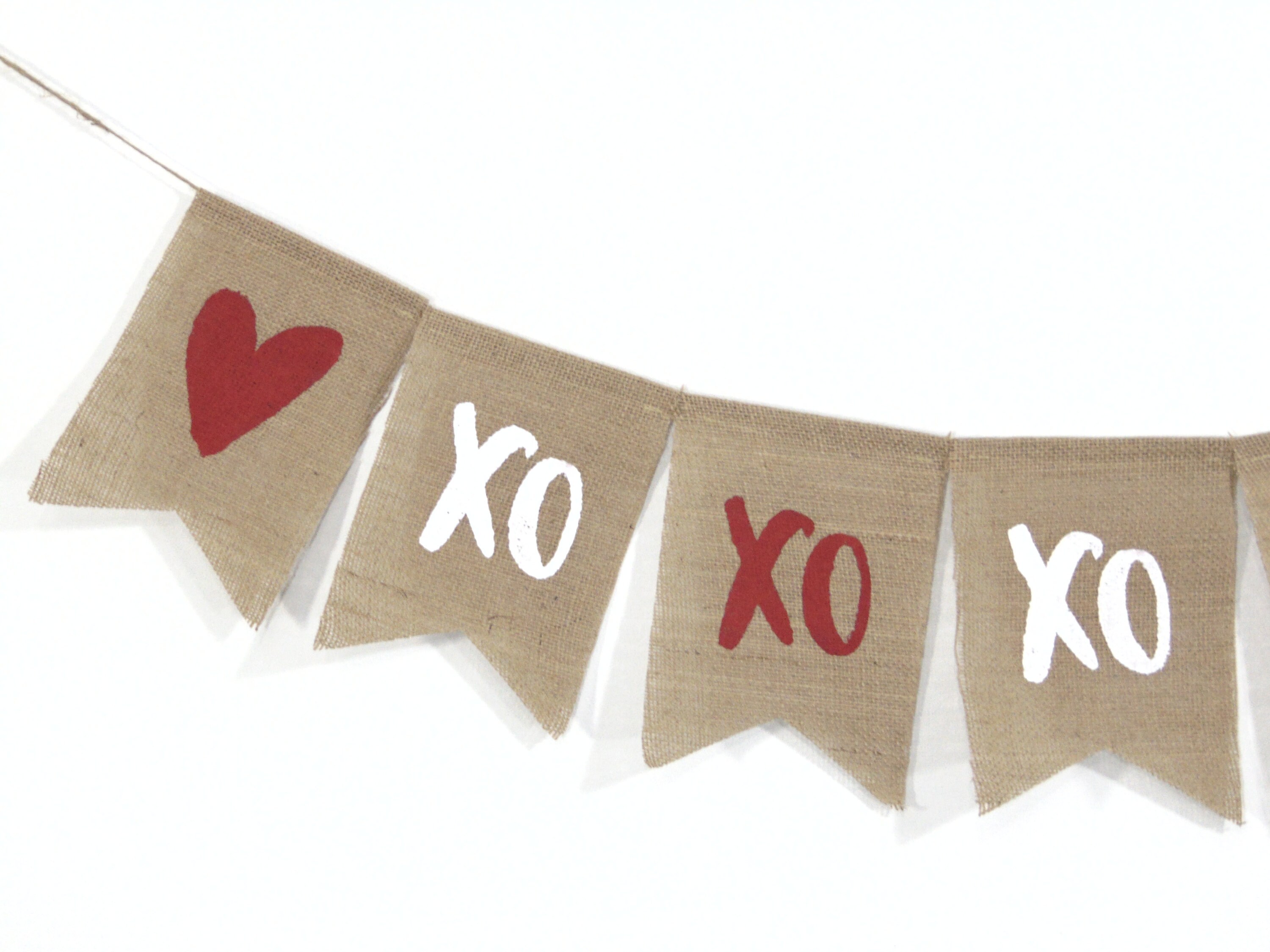 XOXO Banner, Valentines Day Decor, Happy Valentines Day Banner ...