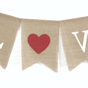 Love Banner, Valentines Day Decor, Happy Valentines Day Banner ...