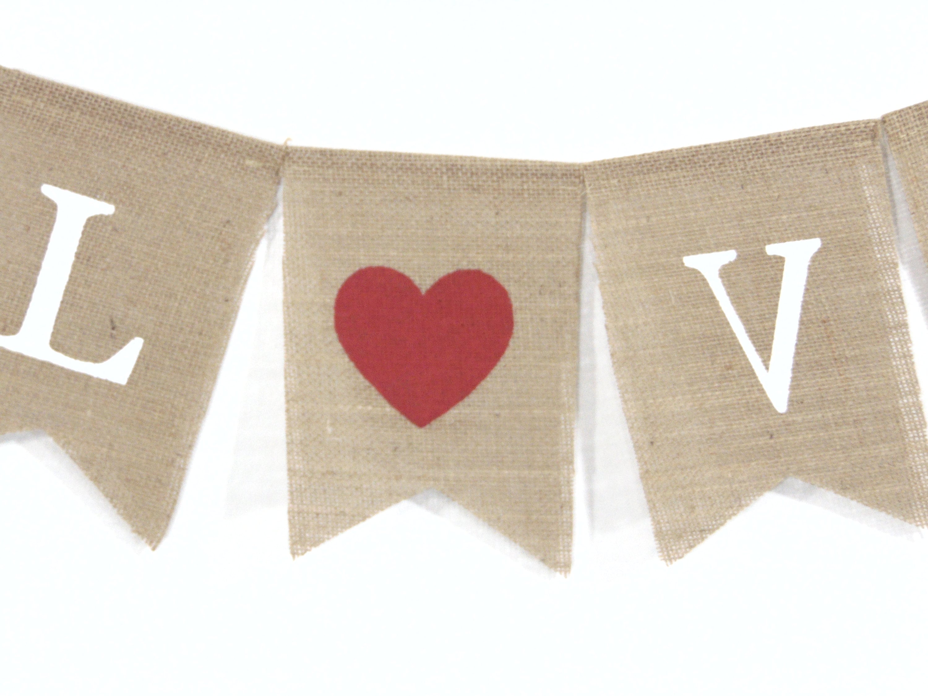 Love Banner, Valentines Day Decor, Happy Valentines Day Banner ...