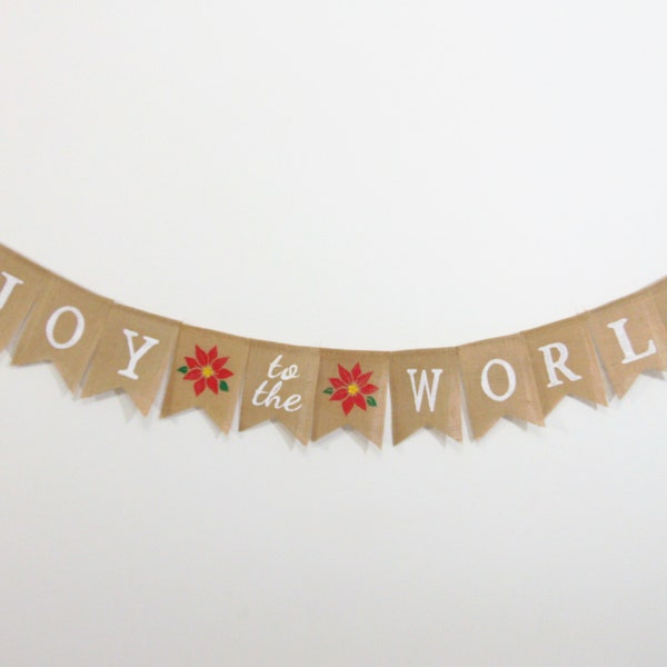 Joy to the World Banner - Etsy