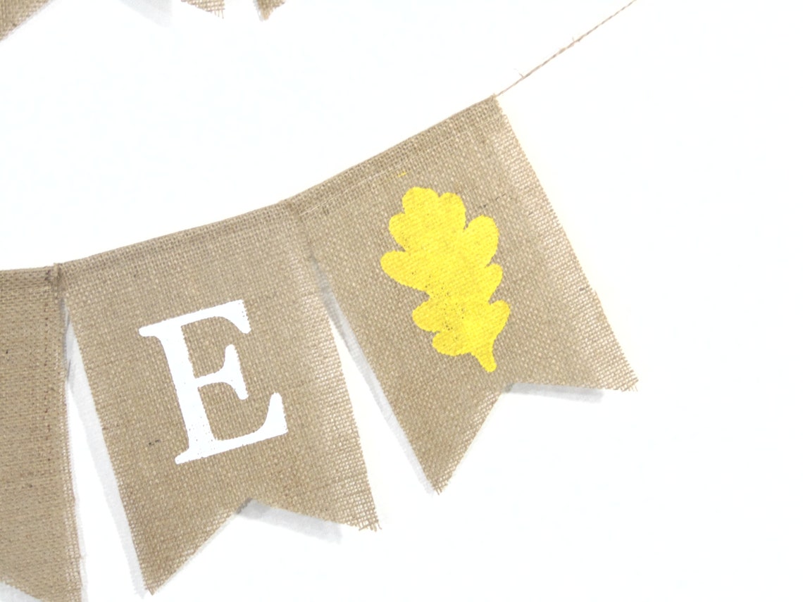 Fall in Love Burlap Banner, Rustic Wedding, Bridal Shower, Engagement ...