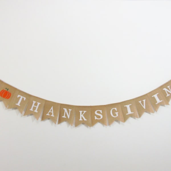 Thanksgiving Banner - Etsy