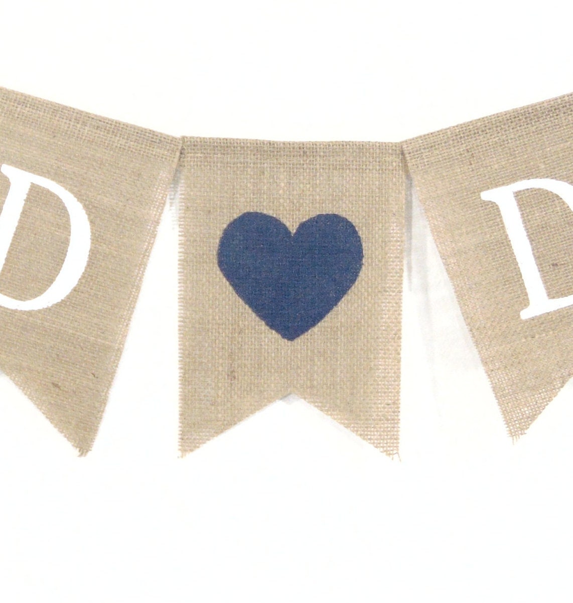 Fathers Day Burlap Banner Dad Banner Fathers Day Burlap - Etsy