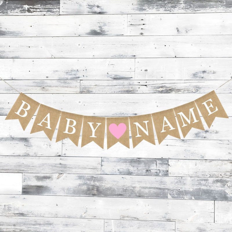Girl Name Banner - Etsy