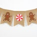 Gingerbread Christmas Banner, Peppermint Christmas Bunting, Christmas ...
