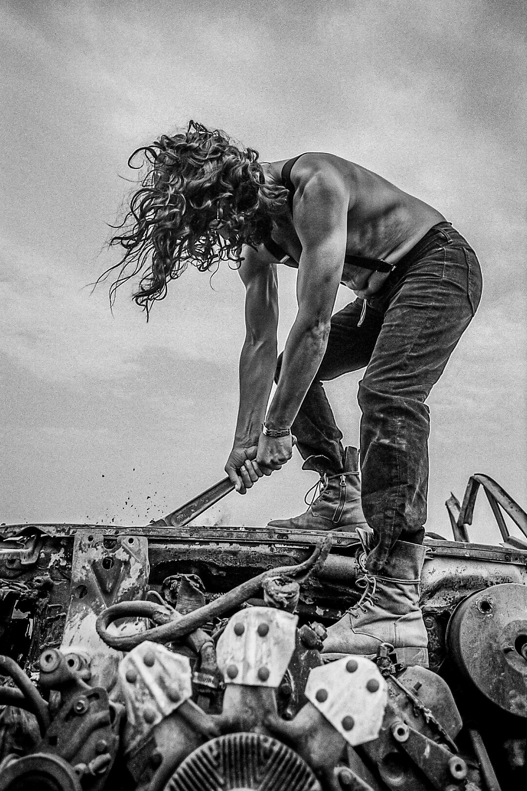 Grease Monkey car Mechanic Black and White Fine Art Photography - Etsy