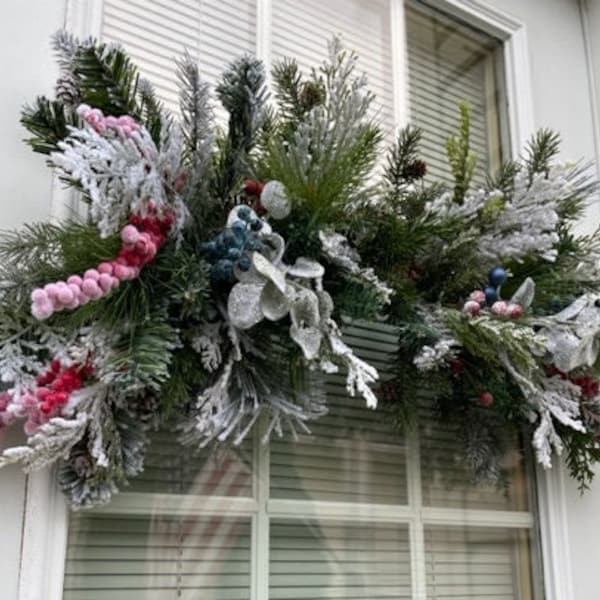 Horizontal Christmas Swag - Etsy