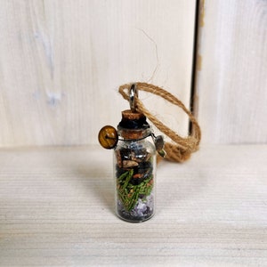 Travel Protection Spell Jar, Spell Bottle for Safe Travels With Tiger's ...