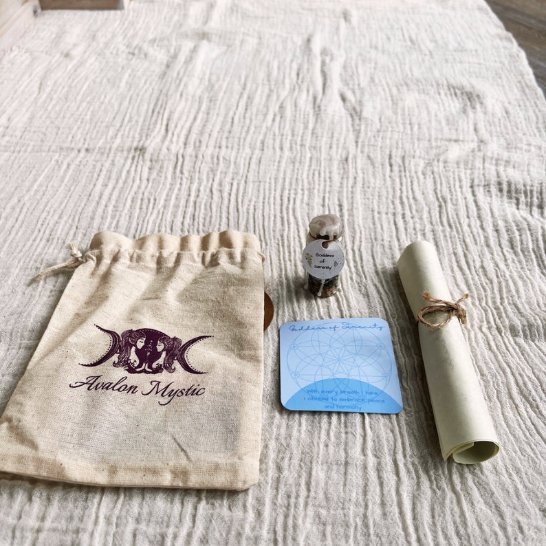 Serenity Spell Jar, Peace & Calm Spell Bottle, Anti-anxiety Spell Jar ...