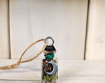 Travel Protection Spell Jar, Spell Bottle for Safe Travels With Tiger's ...