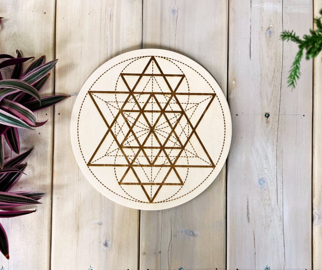 Constitution of Man Crystal Grid Board, Wood Crystal Grid Board, Sacred ...
