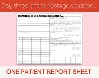 Nursing Shift Assessment - Etsy