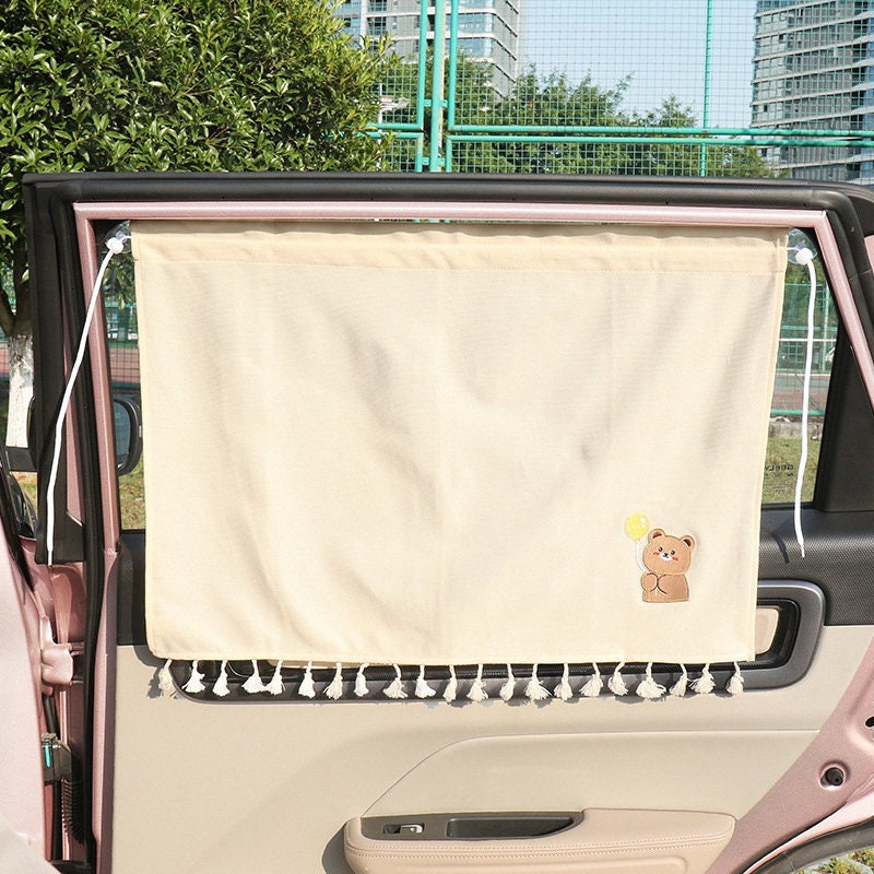 Cute Car Window Sun Shade Curtain Car Accessories for Girls - Etsy