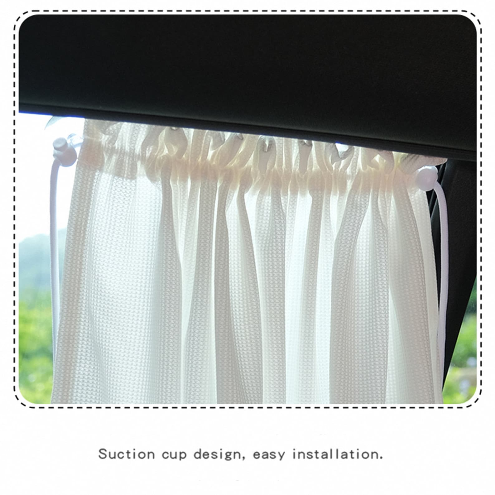 Cute Flower Car Window Sun Shade Curtain Car Accessories for - Etsy