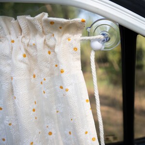 Cute Daisy Flower Car Window Sun Shade Car Accessories for Girls Babys ...