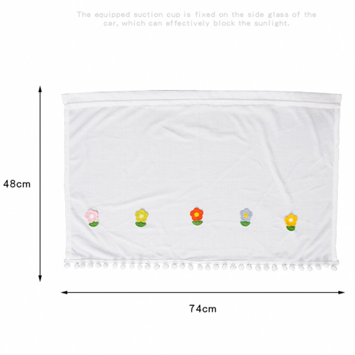 Cute Flower Car Window Sun Shade Curtain Car Accessories for - Etsy