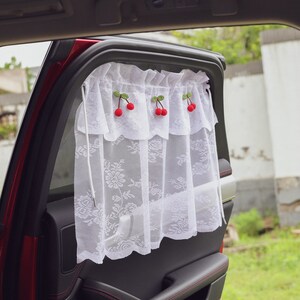 Cute Car Window Sun Shade Curtain Car Accessories for Girls Babys Women ...