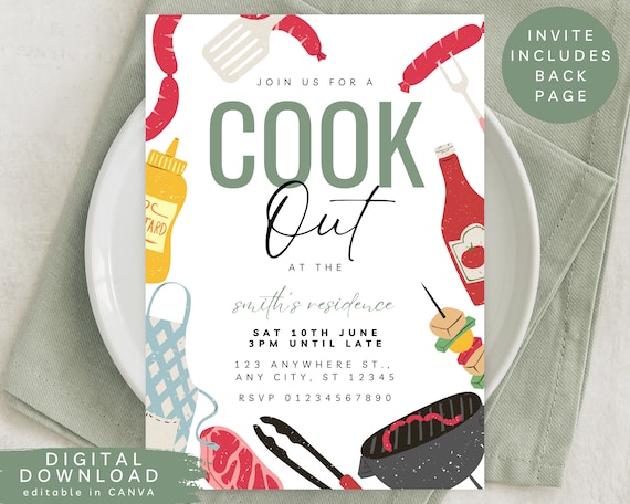 Cookout Invitations