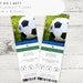 Editable Digital Football Team Ticket Voucher, Soccer Surprise Ticket ...