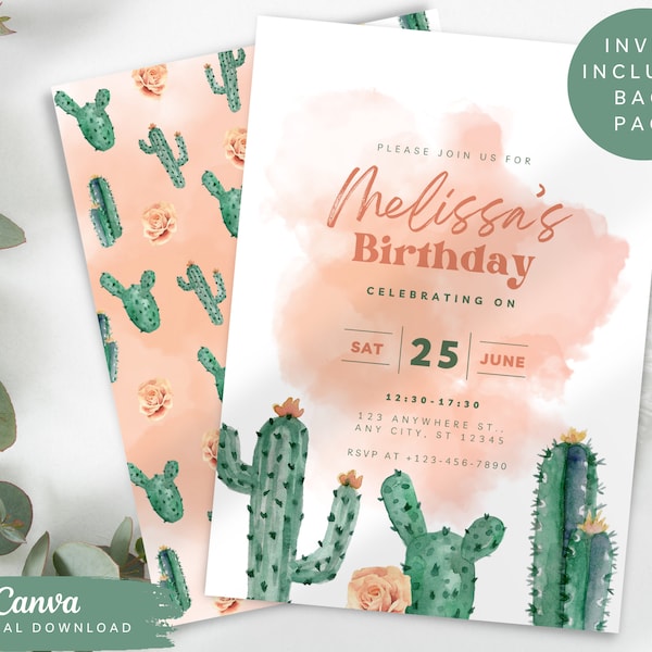Cactus Theme - Etsy