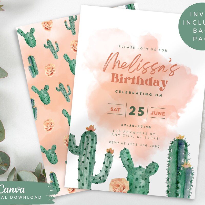 Cactus Theme - Etsy