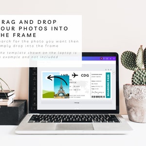 Editable Turkey Boarding Plane Ticket, Print Surprise Trip Voucher ...