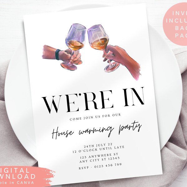 House Warming New Home Invitation - Etsy