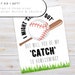 Baseball Homecoming Sign, Digital Homecoming Ask Idea, Digital Homerun ...