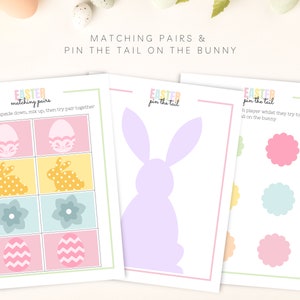 Easter Games Bundle, Easter Activity Printable, Easter Egg Hunt Card ...