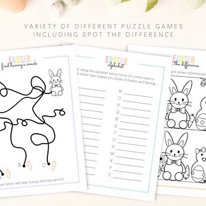 Easter Games Bundle, Easter Activity Printable, Easter Egg Hunt Card ...