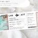 Editable Turkey Boarding Plane Ticket, Print Surprise Trip Voucher ...
