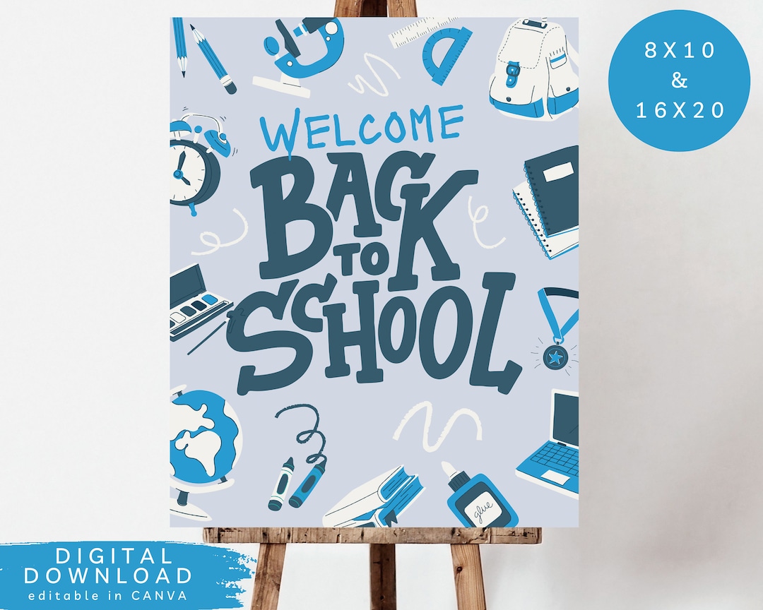 Teacher Classroom Back to School Sign, Classroom Decoration ...