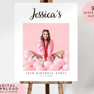 Photo Birthday Sign Picture Birthday Welcome Sign Photo - Etsy