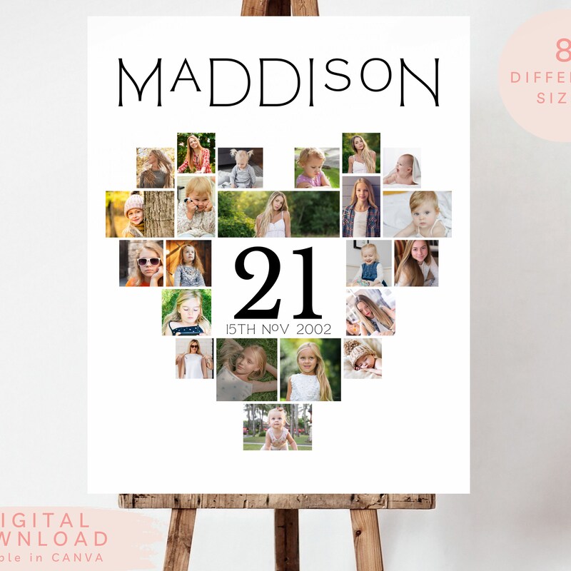 Personalized Collage Boards - Etsy